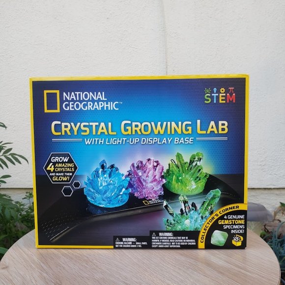 National Geographic | Party Supplies | New National Geographic Light Up Crystal Growing Kit ...